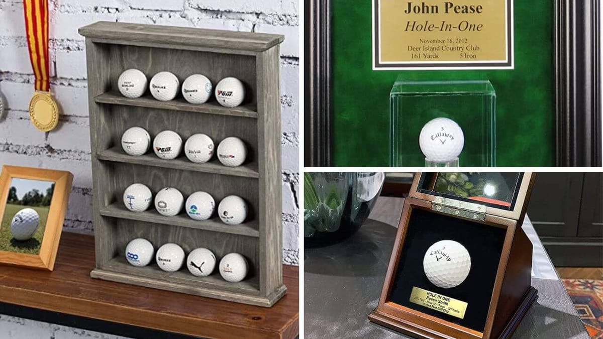 Check Out These 8 Jaw-Dropping Golf Ball Display Cases!